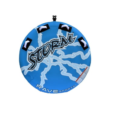 RAVE Sports Diablo II Inflatable 2 Person Rider Towable Boat Water Tube ...