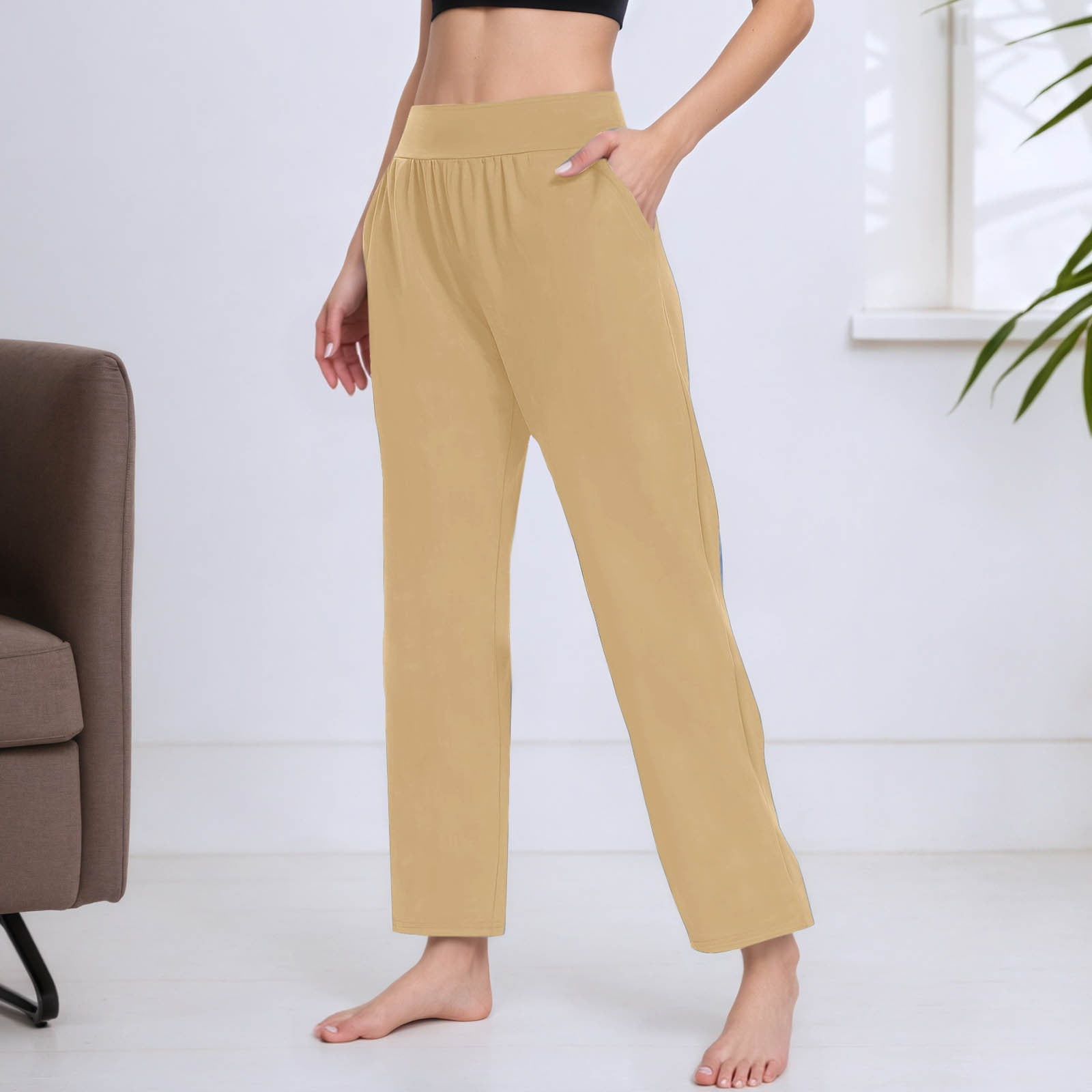 Click here for Tyuiop Womens Casual Pants Straight Leg Comfortabl... prices
