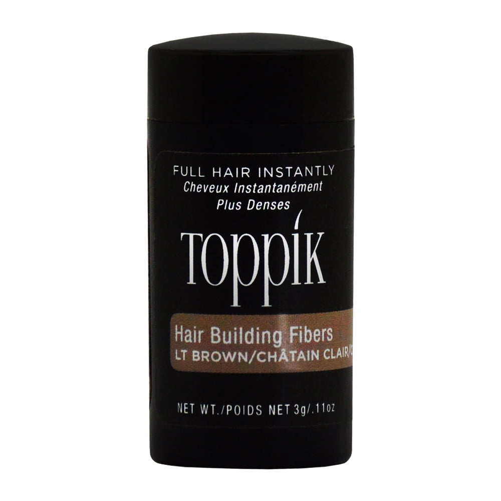 Toppik Hair Building Fibers Light Brown Travel Size 0 11oz Walmart
