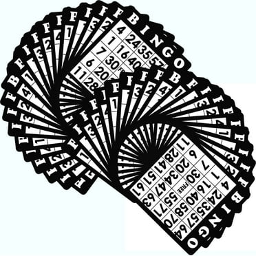 "Dab'N Stic Bingo Game Sheets, 8"" X 8"", 125/Pkg, Multicolored Cards ...
