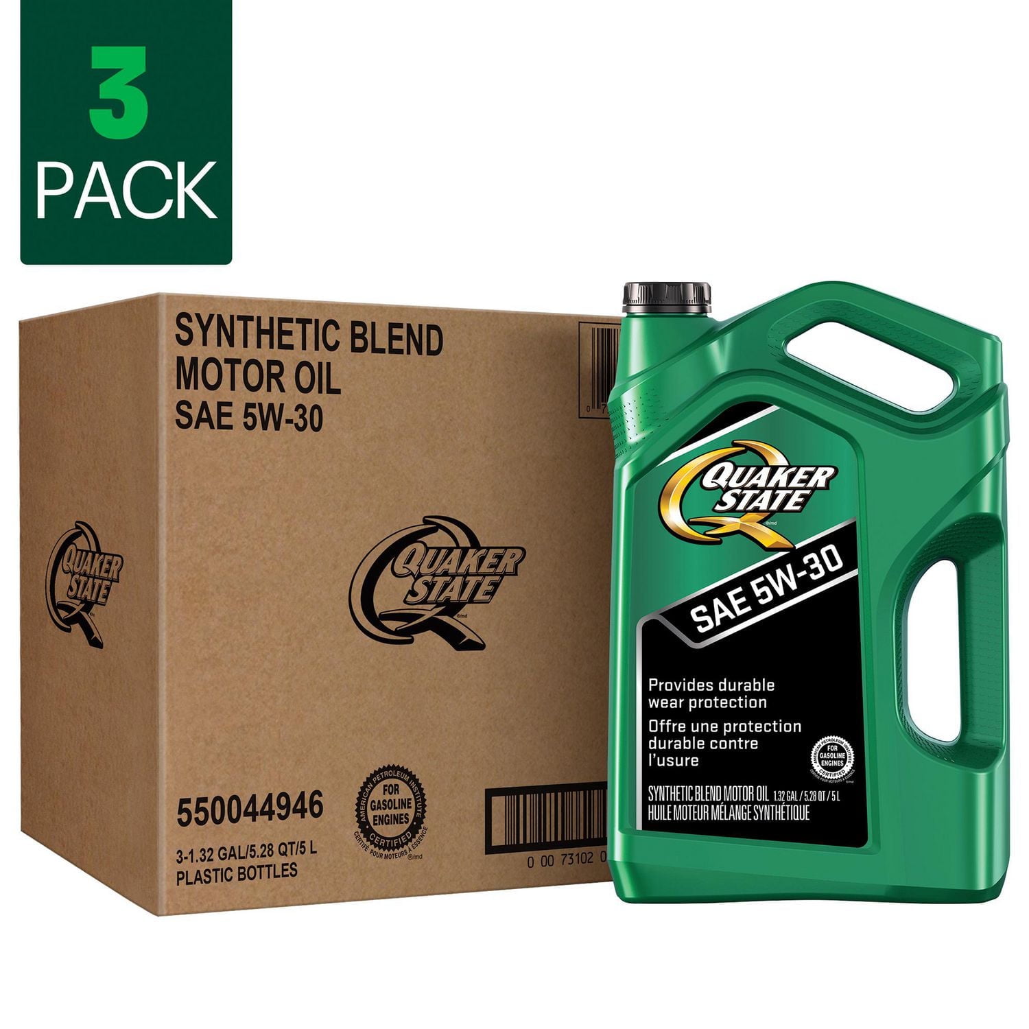 Click here for Quaker State 5w30 Motor Oil Case Pack Jugs 3x5l 3... prices