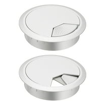 Uxcell 2-3/8 inch Cable Hole Cover Desk Grommet for Wire Organizer Zinc ...
