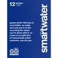 smartwater electrolye vapor-distilled water bottles in cardboard box ...