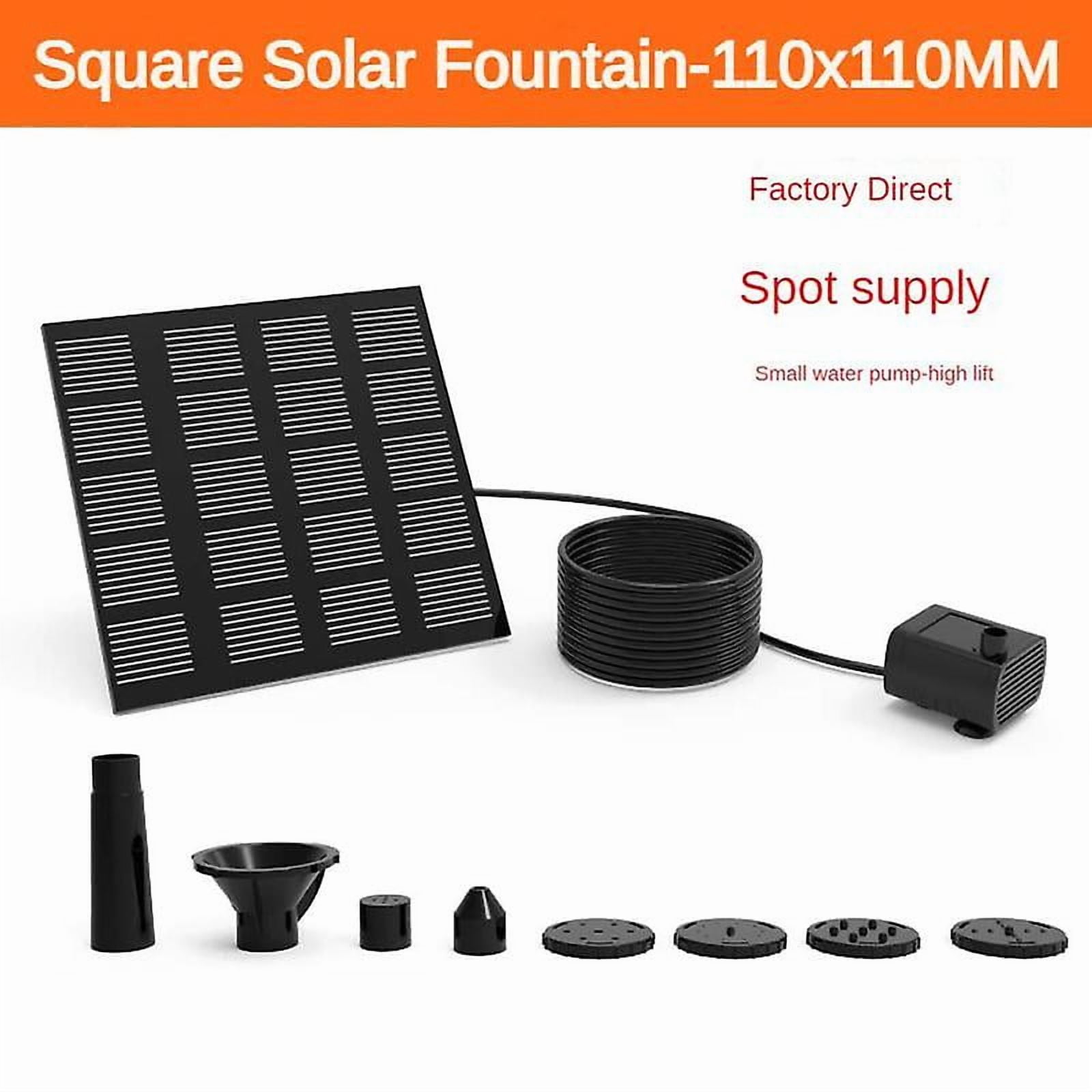 Solar Panel Powered Water Fountain Pool Pond Mini Solar Water Pump Kits ...