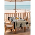 Cute Welcome Rectangle Outdoor Tablecloth with Umbrella Hole Cartoon ...