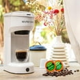 Mixpresso Single Serve Coffee Brewer White 2-in-1 K Cup and Ground ...