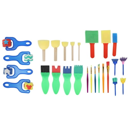 Paint Sponges For Kids, Painting Brushes Tool Kit, Brushes Set For Kids ...