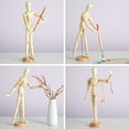 3 Pack Posable Art Figure Model, Flexible Wooden Drawing Mannequin for ...