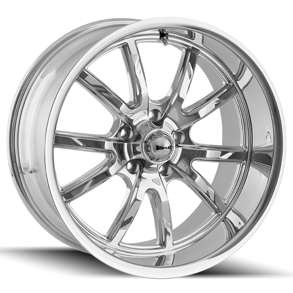 Ridler 650 15x8 5x5" +0mm Chrome Wheel Rim 15" Inch - Walmart.com ...