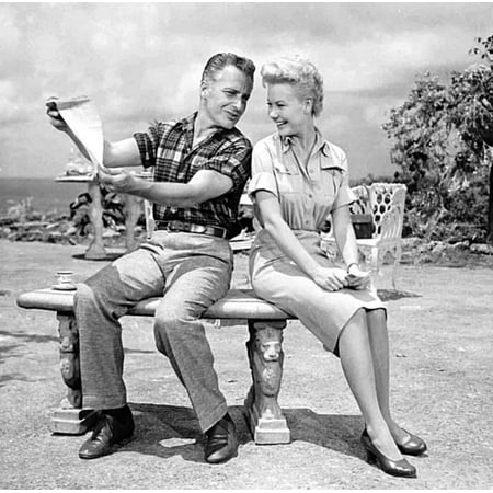 Mitzi Gaynor - Park Bench with Man Photo Print (8 x 10) | Walmart Canada