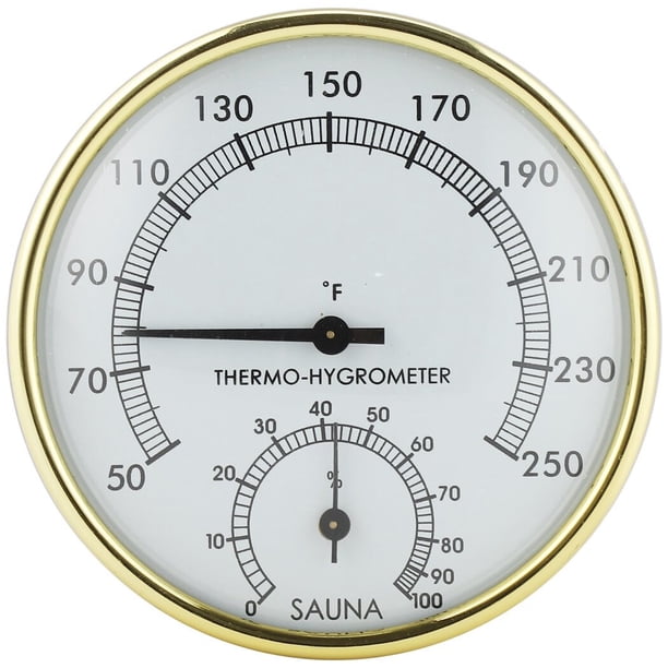 Termómetro e higrómetro 2 en 1 Timcorr para sauna humedad interior ...