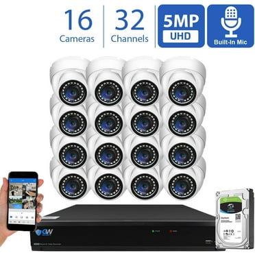 GW Security IP 5MP HD 1920P 2.8-12mm Varifocal Zoom 1080P Weatherproof ...