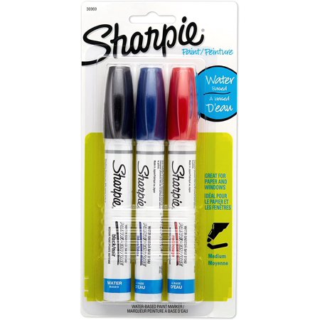 Sharpie Water-Based Medium Point Markers, 5 Colored Markers(36969 ...