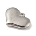 50pc 304 Stainless Steel Stamping Blank Tag Heart Pendants Craft ...