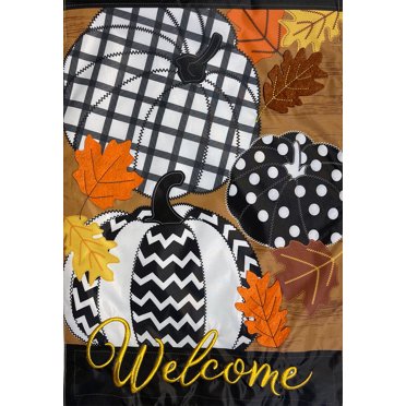 Evergreen Flag Apples and Pumpkins House Suede Flag - Walmart.com