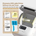 Phomemo, Label Printer, M110, Portable Bluetooth Wireless Thermal ...