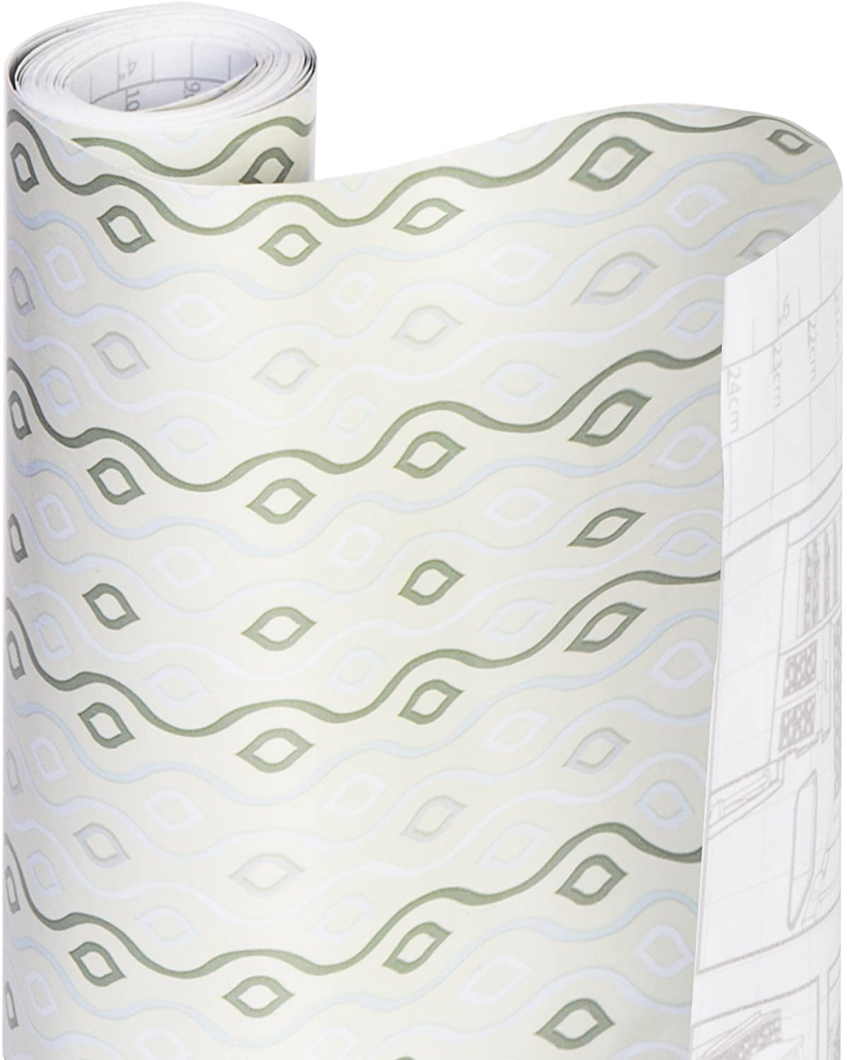 Smart Design Adhesive Shelf Liner - 18 Inch x 20 Feet - Drawer Cabinet ...