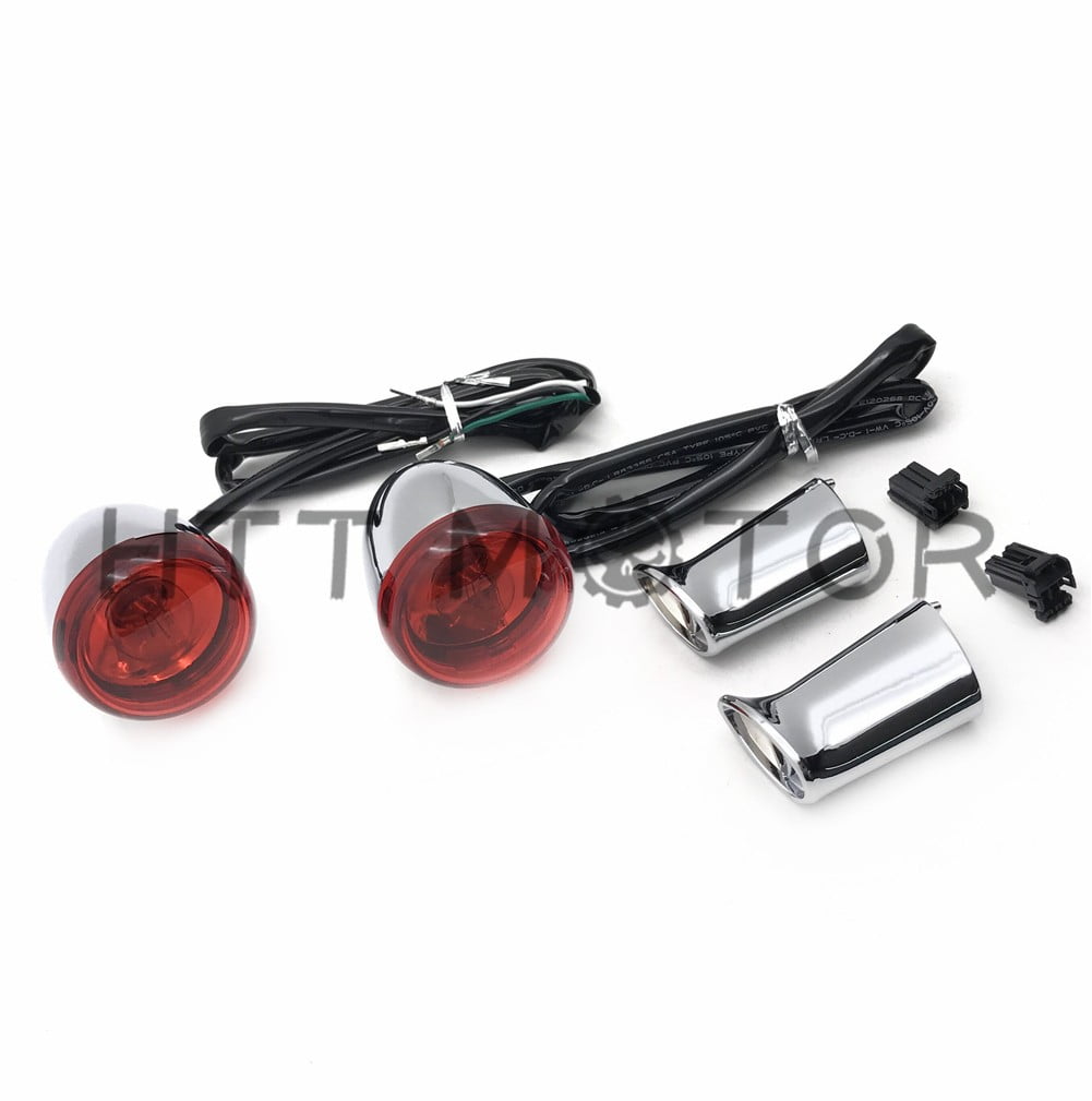 HTTMT- Motorcycle Heavy Billet Aluminum Rear Turn Signal Light ...