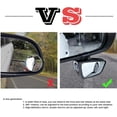 Car Blind Spot Mirror, 360 Degree Rotation Adjustable Double Sided Wide ...