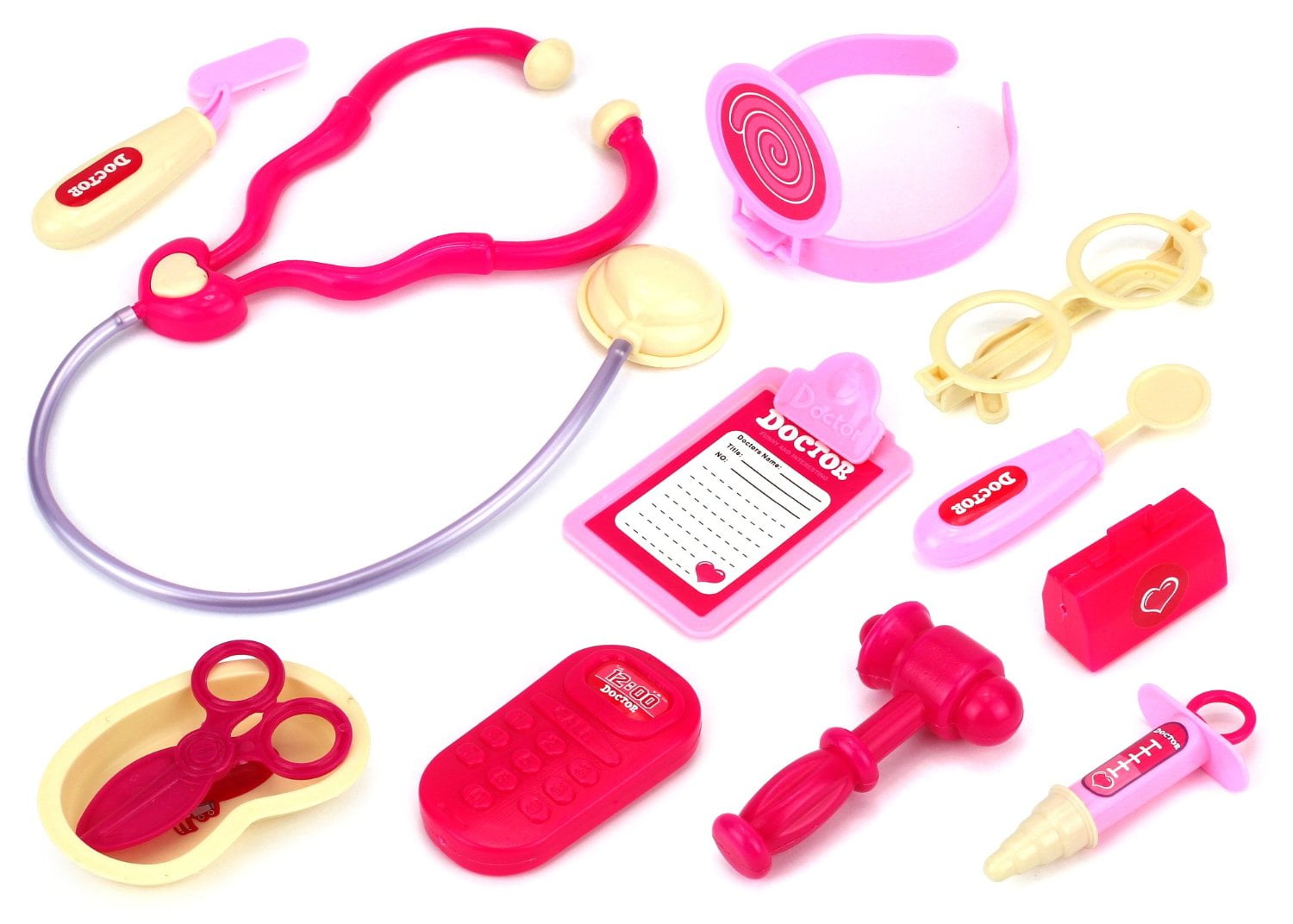 Learn & Play Doctor Children's Kid's Pretend Play Toy Doctor Nurse Set ...