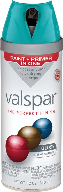 Valspar Brand 410-85201 SP 12 Oz Exotic Sea Gloss Premium Enamel Spray ...