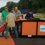 Quick Dam Water Force is a Portable Water Dam that rises with flow of ...