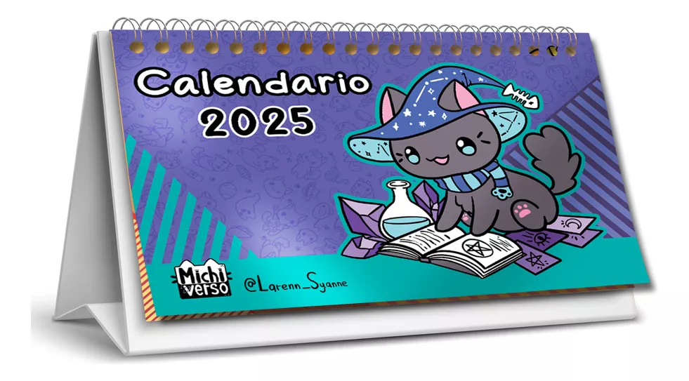 Calendario De Escritorio Michiverso 2025 Larenn Syanne | Walmart en línea