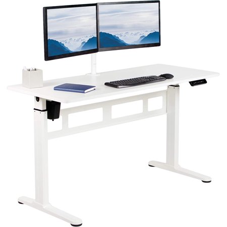 MSYMY Electric 55 x 24 inch Stand Up Desk, Complete Height Adjustable ...