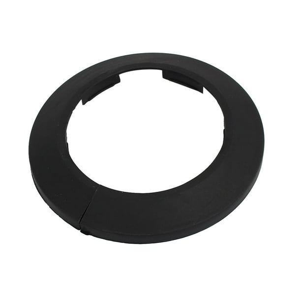 75mm Plastic Wall Flange Radiator Water Pipe Cover Collar Black ...