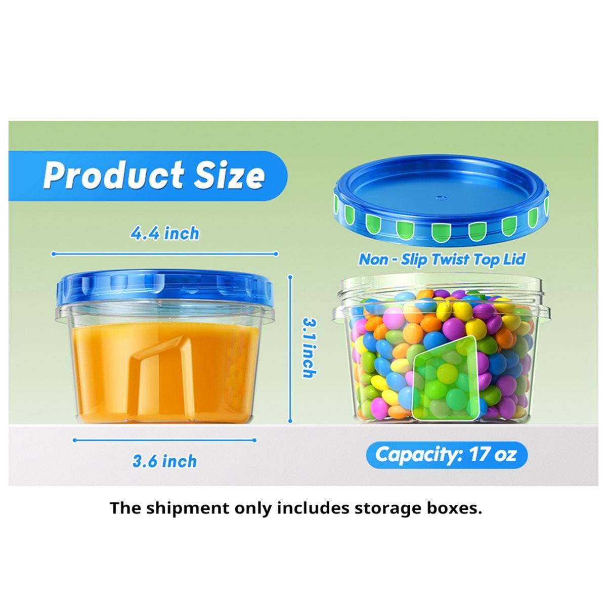 Click here for Unbranded Plastic Food Storage Containers 6-Pack -... prices