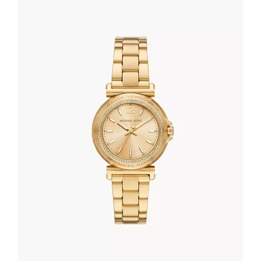 Michael Kors Women's Mini Darci Rose Gold-Tone Stainless Steel Watch ...