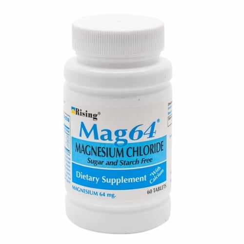 Suplemento de cloruro de magnesio 6 Mag64 de Rising Pharmaceuticals ...