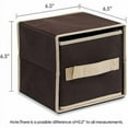 Furinno Laci NW13154 Foldable Soft Storage Drawer, 4 Sets (8 Pieces ...