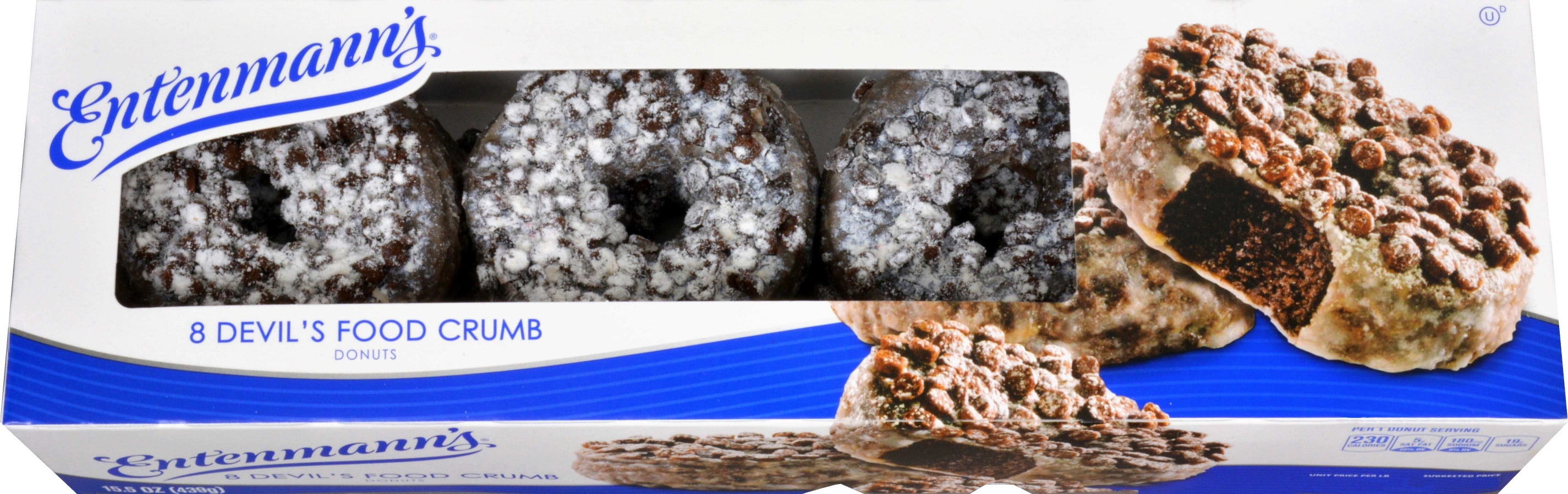 Entenmann's Devil's Food Crumb Donuts, 8 count - Walmart.com