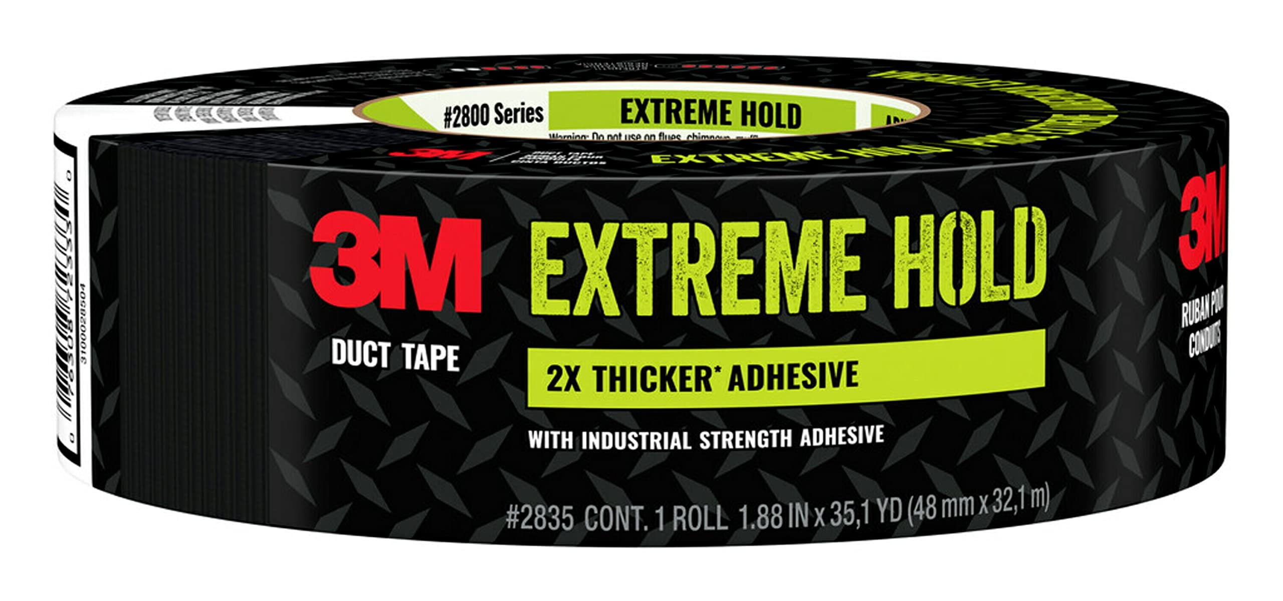 Cinta adhesiva 3M Extreme Hold, 48 mm x 32 m, negra, impermeable ...