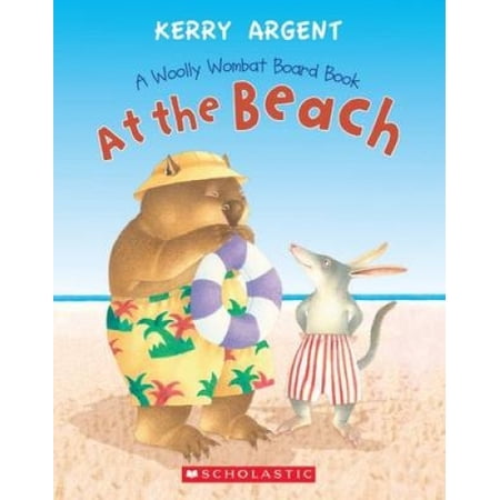 At the Beach (A Woolly Wombat Story) (One Woolly Wombat) [Board book ...