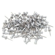Aluminum Head Push Pins Aluminum, Silver, 1/2", 100/Box - Walmart.com