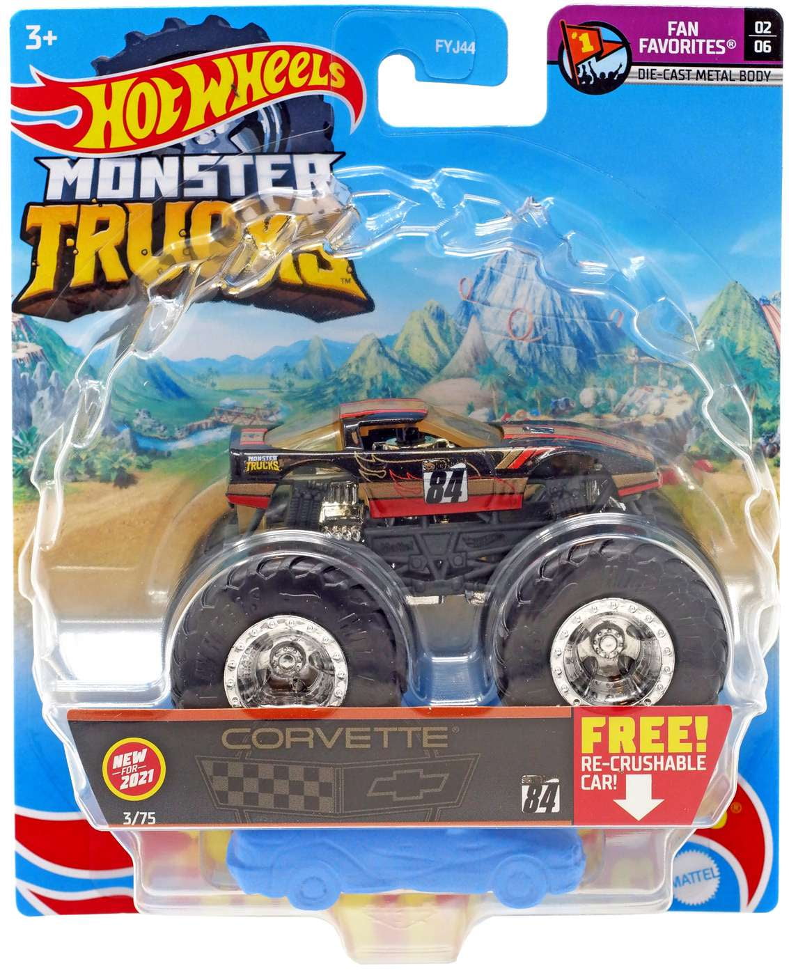 Hot Wheels Fan Favorite Corvette Diecast Car - Walmart.com