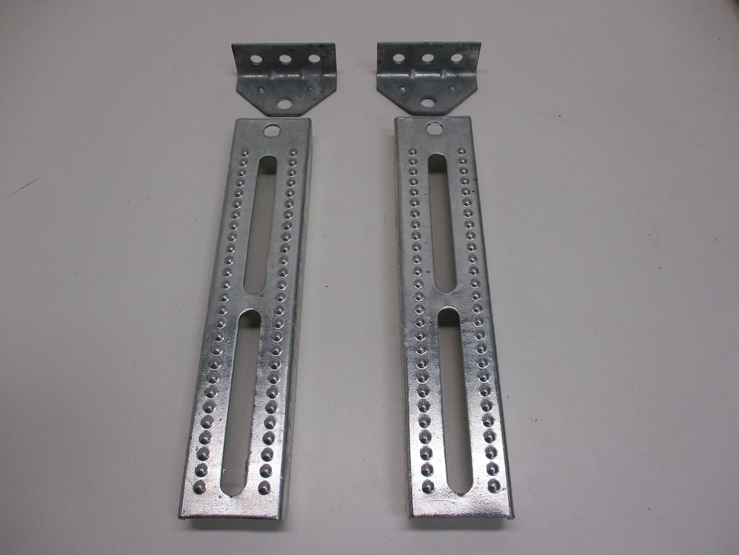 (2) Boat Pontoon Trailer 12" Bolster Bunk Board Adjustable Swivel ...