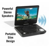 PROSCAN ELITE, Portable DVD Player, PEDVD7060, 7-Inch Swivel Screen ...