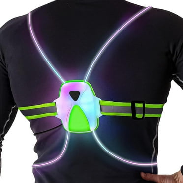 Symkmb LED Reflective Belt Sash for Walking At Night,Rechargeable LED ...