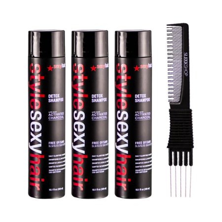 Sexy Hair Style Sexy Hair Detox Shampoo (10.1 oz) with SLEEKSHOP ...
