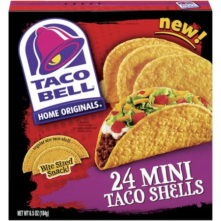 Taco Bell Home Originals Mini Taco Shells, 24ct - Walmart.com