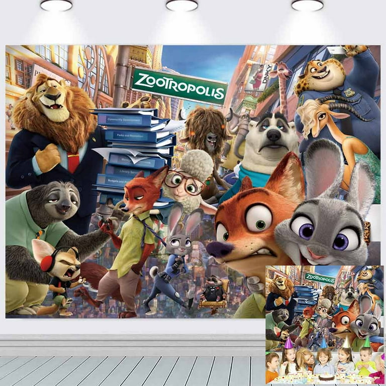 Zootopia Themed Party Backgrounds Zootopia Themed Birthday Style Shoot