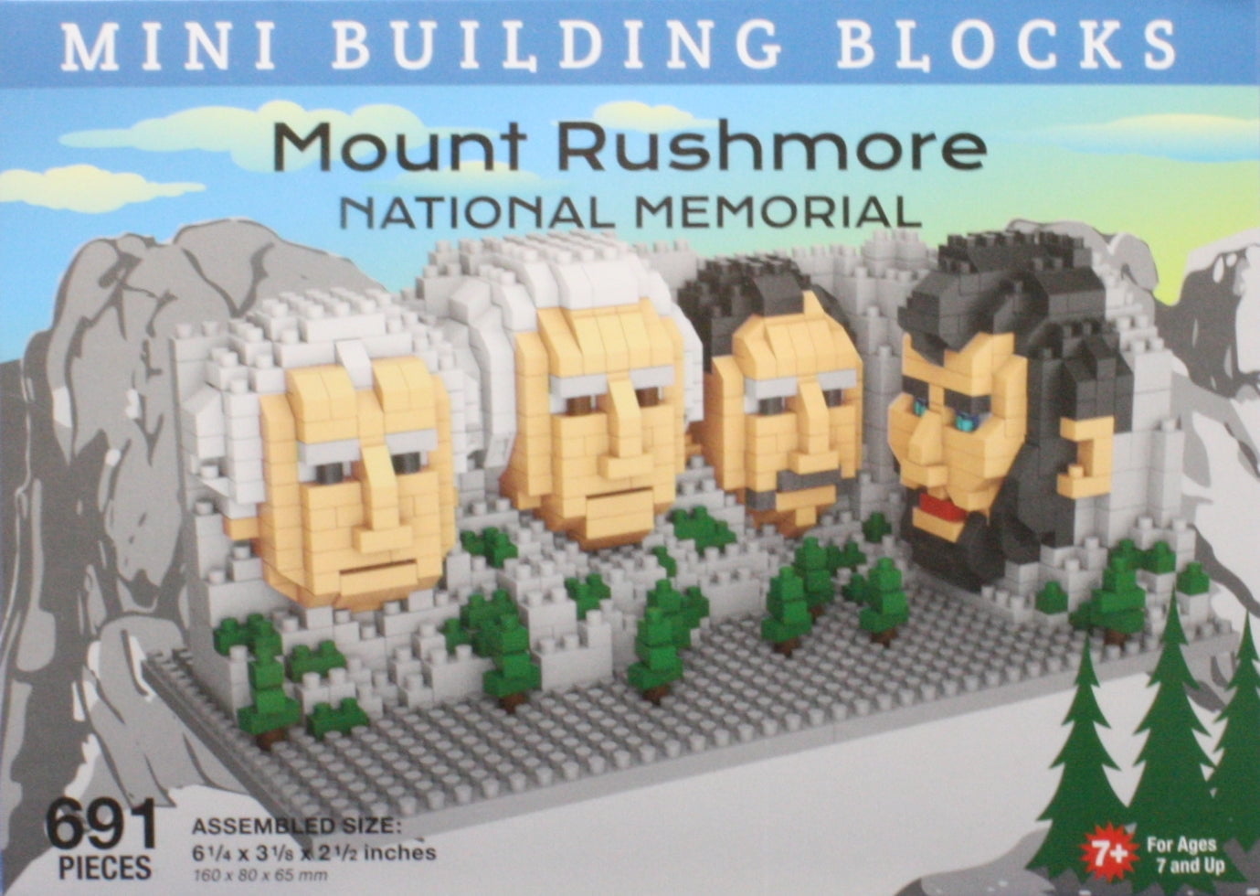 Mini Building Blocks - Mount Rushmore National Memorial - Walmart.com