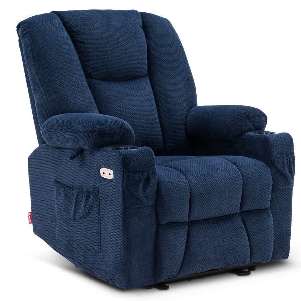 Mcombo Electric Power Recliner Chair with Massage & Heat, Extended ...