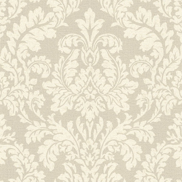 Advantage Honor Beige Damask Wallpaper - Walmart.com - Walmart.com