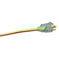 Coleman Cable 12/3 Neon Outdoor Extension Cord, Green/Red, 100-Feet ...