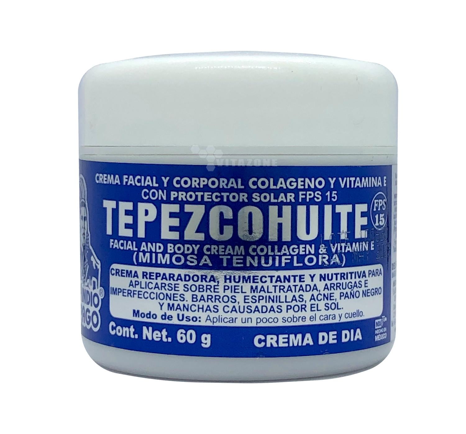 Crema de Tepezcohuite INDIO PAPAGO de día 60 grs con FPS15 | Walmart en ...