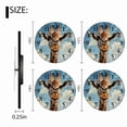 12 Inch Wall Clock Battery Operated Round Clock for Office, Kitchen ...